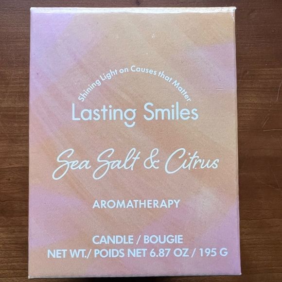 lasting smile | Other | Lasting Smilesseasalt And Citrus Candle | Poshmark